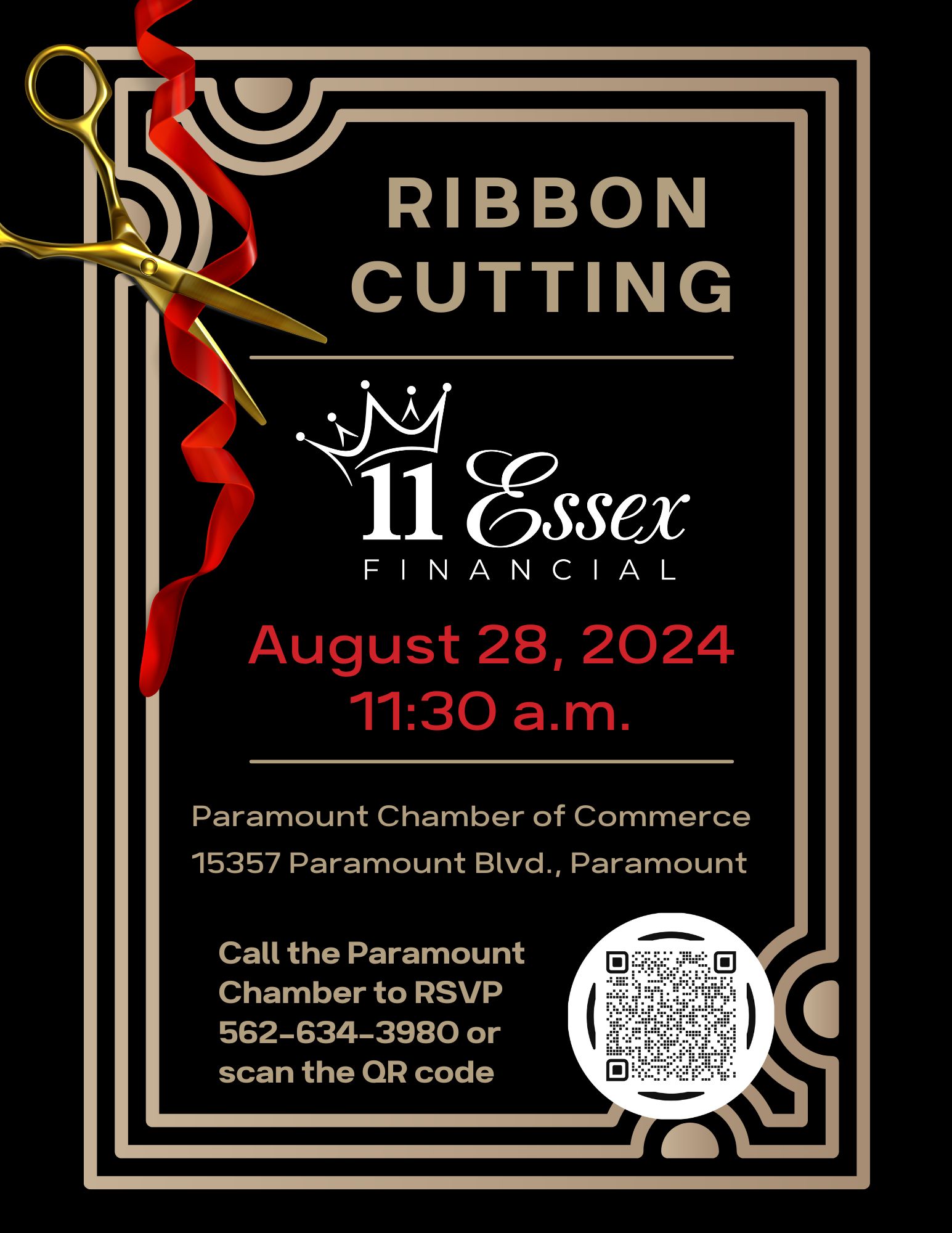 11 Essex Ribbon Cutting - Paramount Chamber