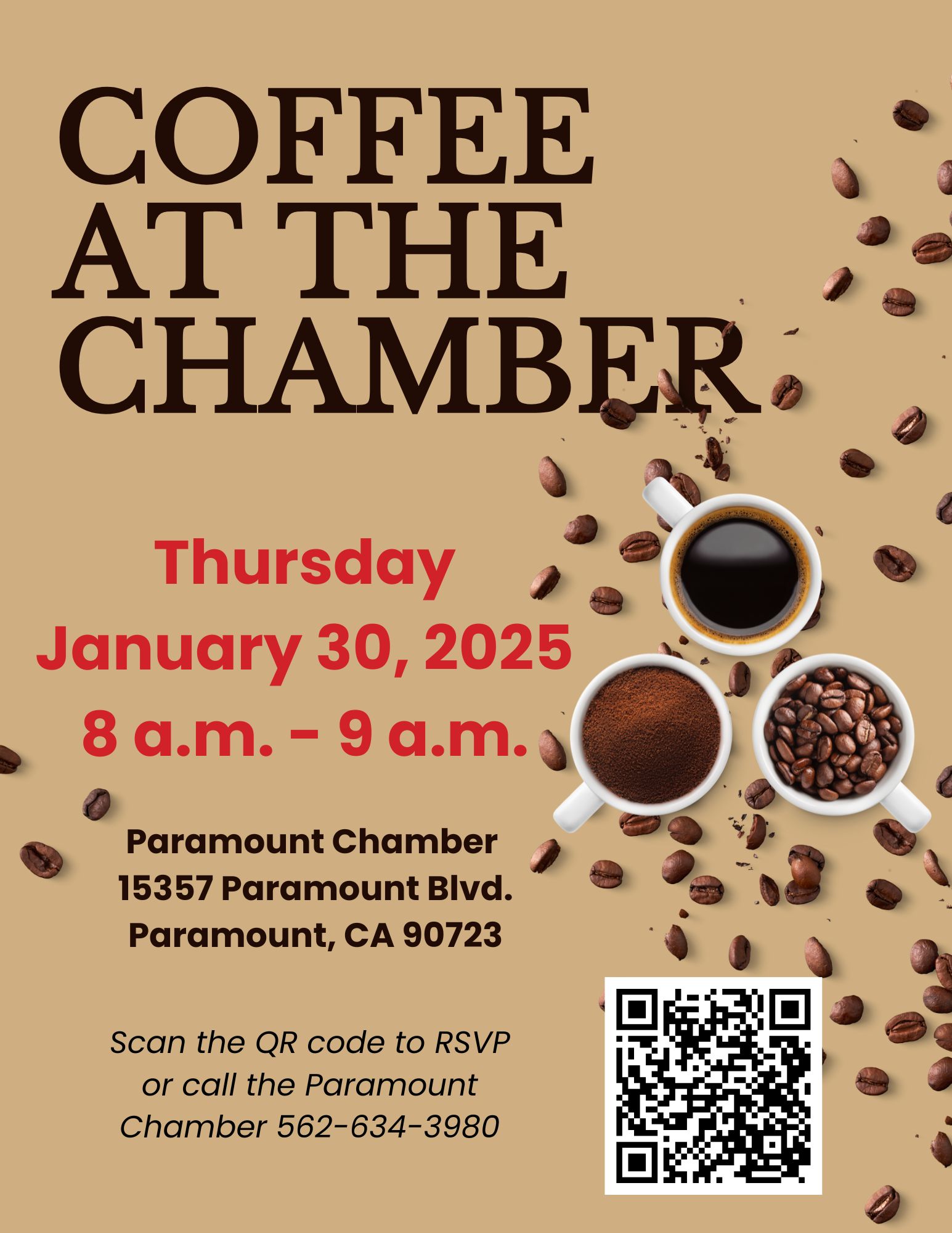 Coffee at the Chamber - Paramount Chamber
