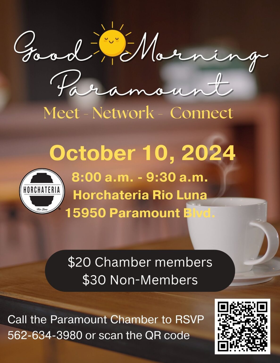 Networking Breakfast - Good Morning Paramount - Paramount Chamber
