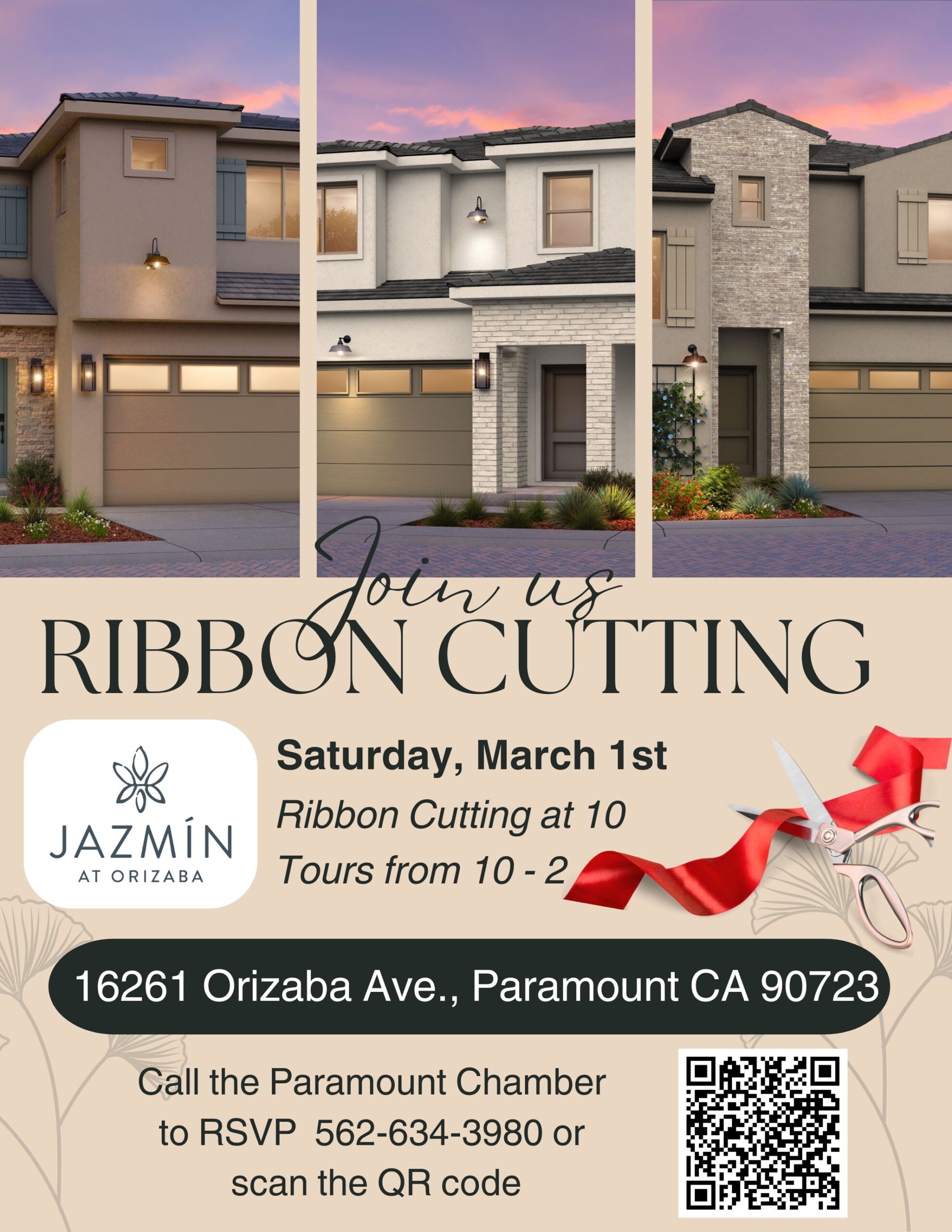 Jazmin at Orizaba Ribbon Cutting - Paramount Chamber