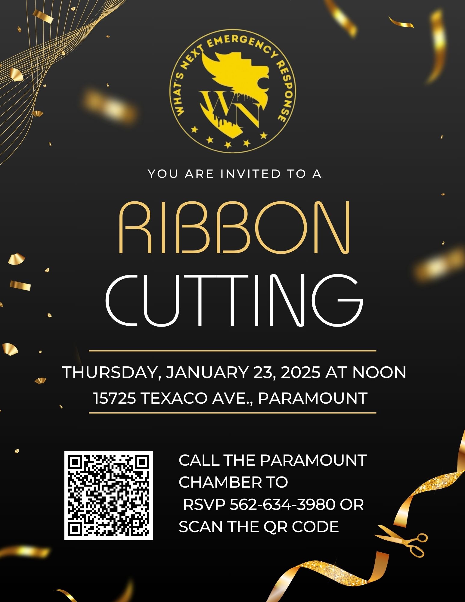 What's Next Emergency Response Ribbon Cutting Ceremony - Paramount Chamber